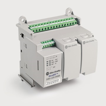 Controlador Programável Micro820 - 24Vdc / 12DI 4AI 7DO 1AO / Eth RS232 ...