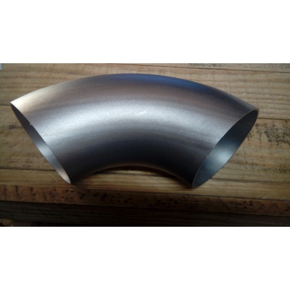 CURVA 90º RL AÇO INOX 304L C/C SCH5S 4" (114,30mm) Parede 2,11mm - Lima ...