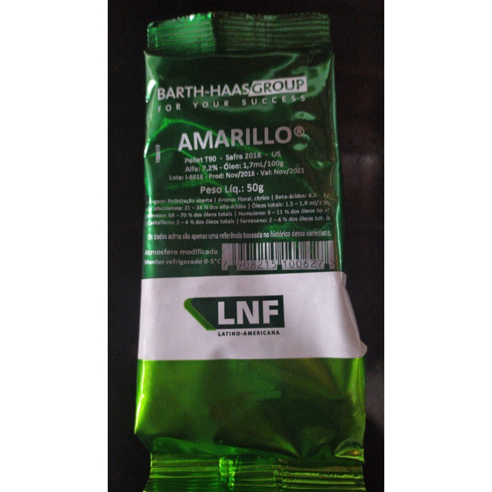 LUPULO AMARILLO 50G - CERVEJARIA RONDONOPOLIS