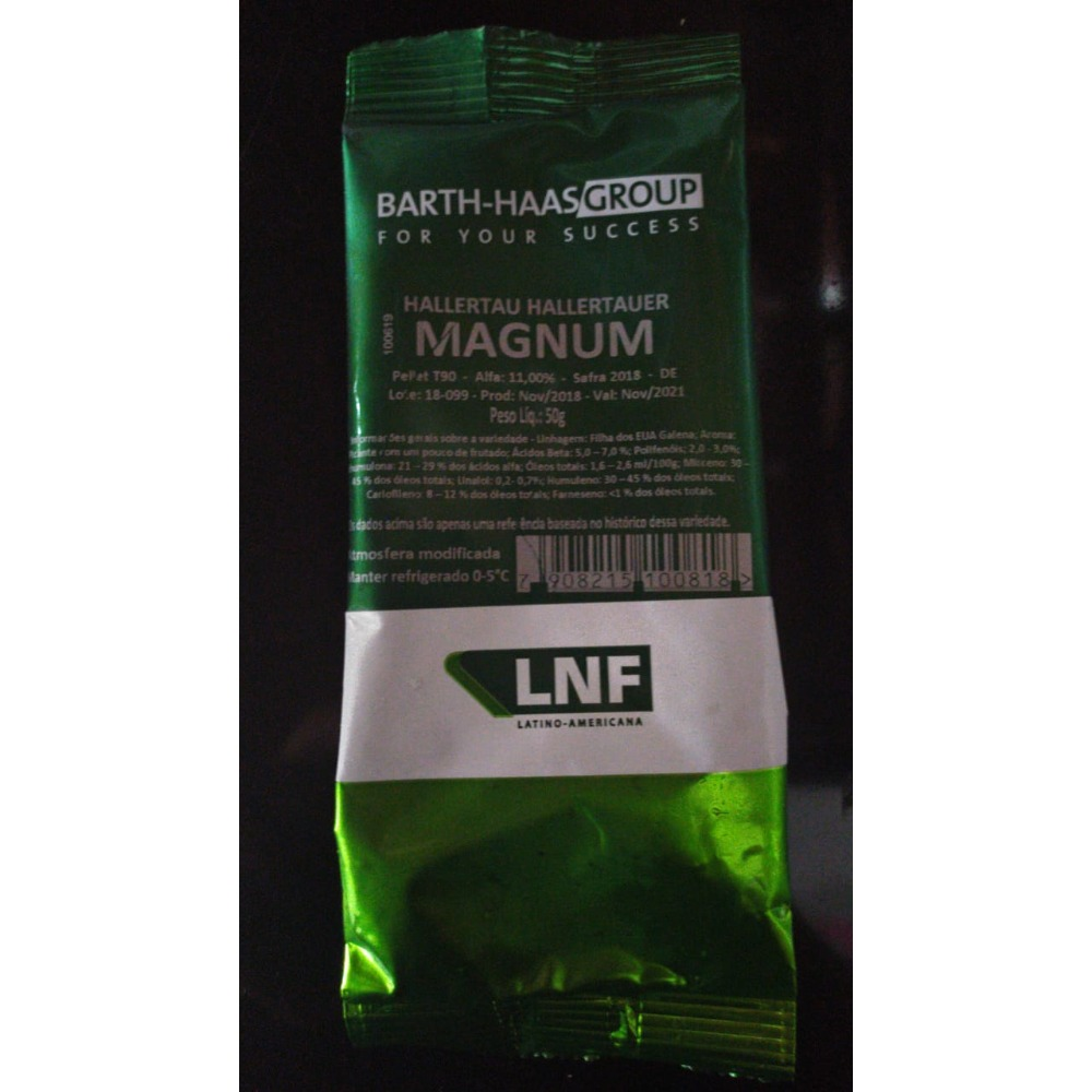 LUPULO HALLERTAUER MAGNUM 50G - CERVEJARIA RONDONOPOLIS